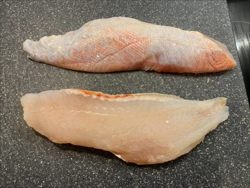 Rotbarschfilet in Butter & Mehl braten - Low Carb / Keto