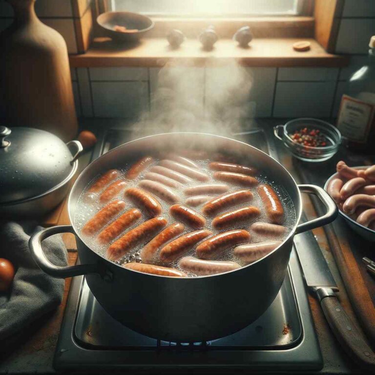 Wurst im Wasser kochen, wie lange? - Aufklärung & Tipps