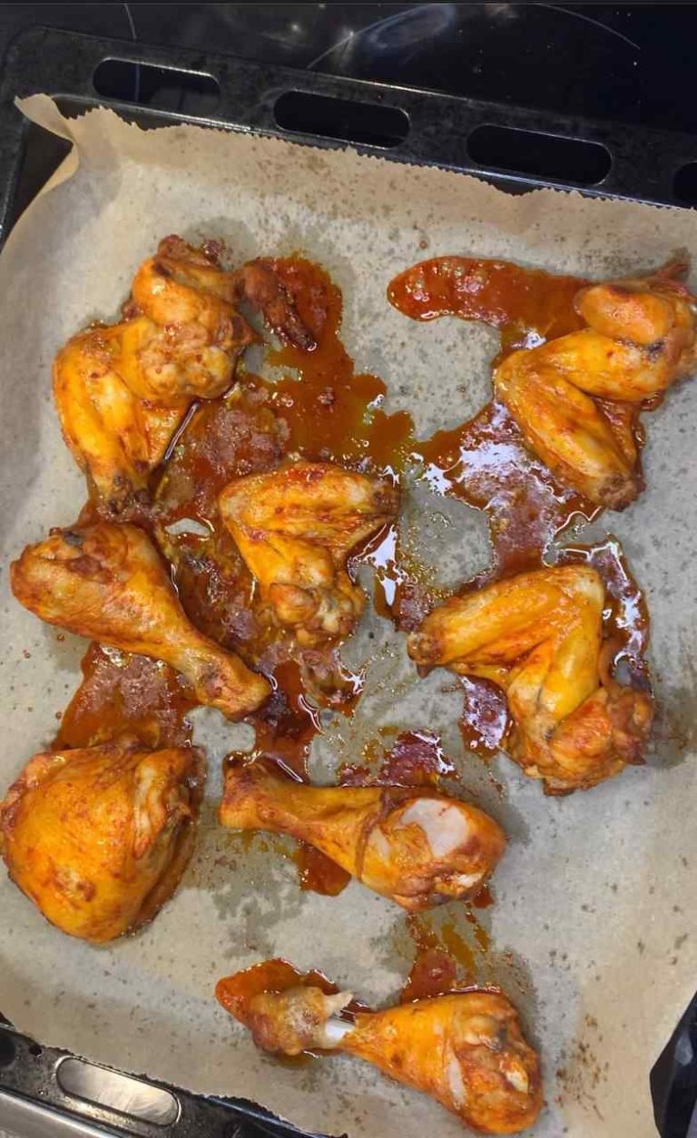 Hähnchenteile mit Gemüse im Ofen - Low Carb/Keto