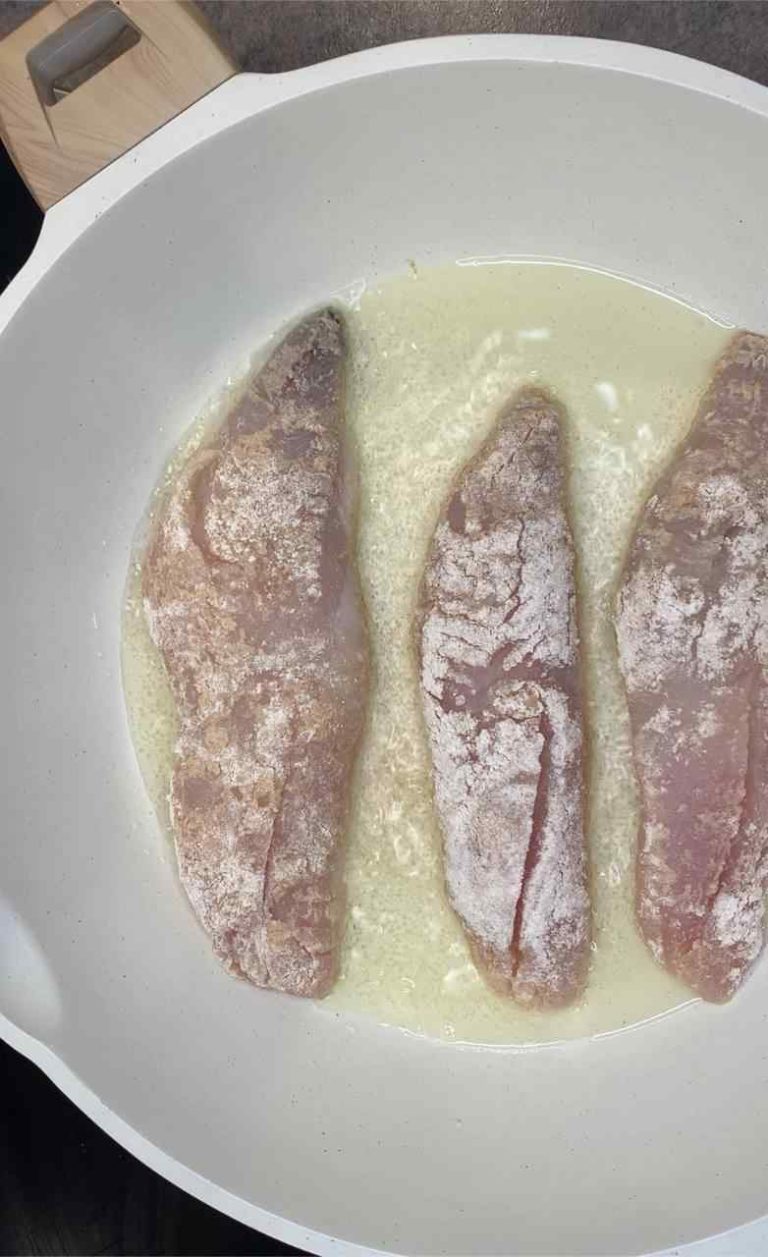 Rotbarschfilet mit Haut gebraten