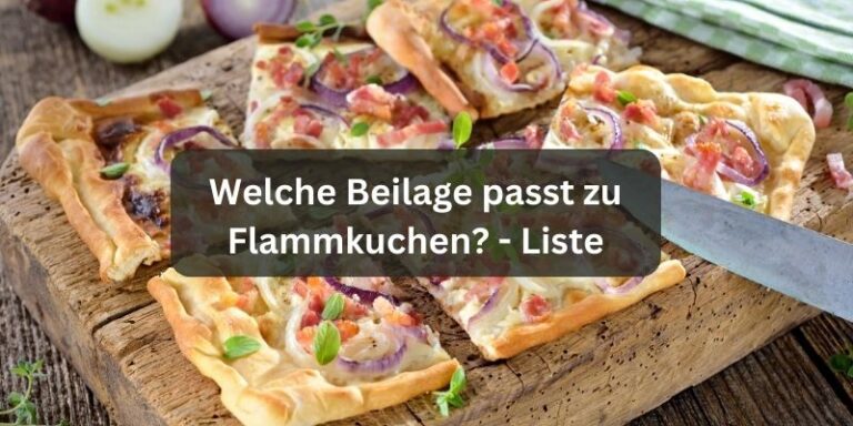 Was Passt Als Vorspeise Zu Flammkuchen